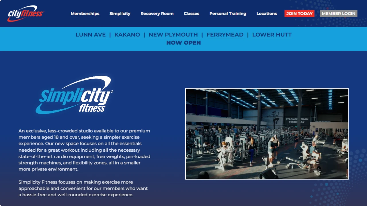 Simplicity Fitness Gym in Lower Hutt, Wellington | CityFitness